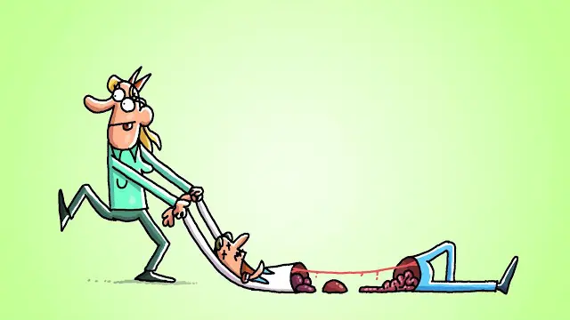 کارتون باکس با داستان جسد شوهر را پنهان کرد